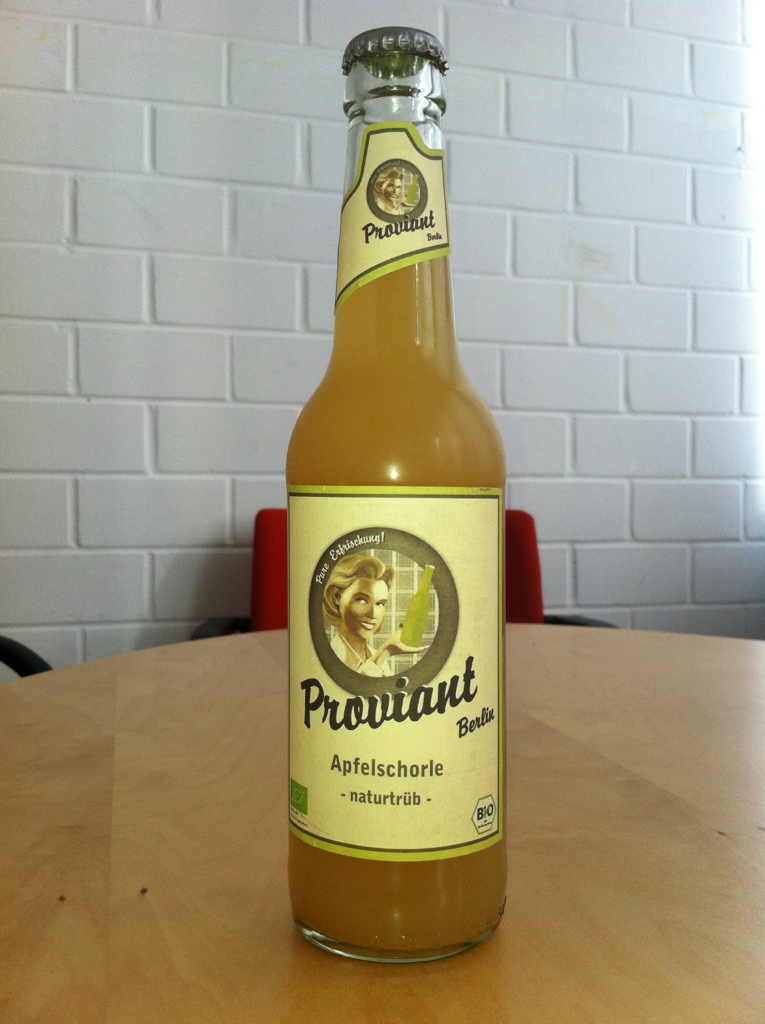 Proviant – Apfelschorle naturtrüb – Independent Softdrink Blog