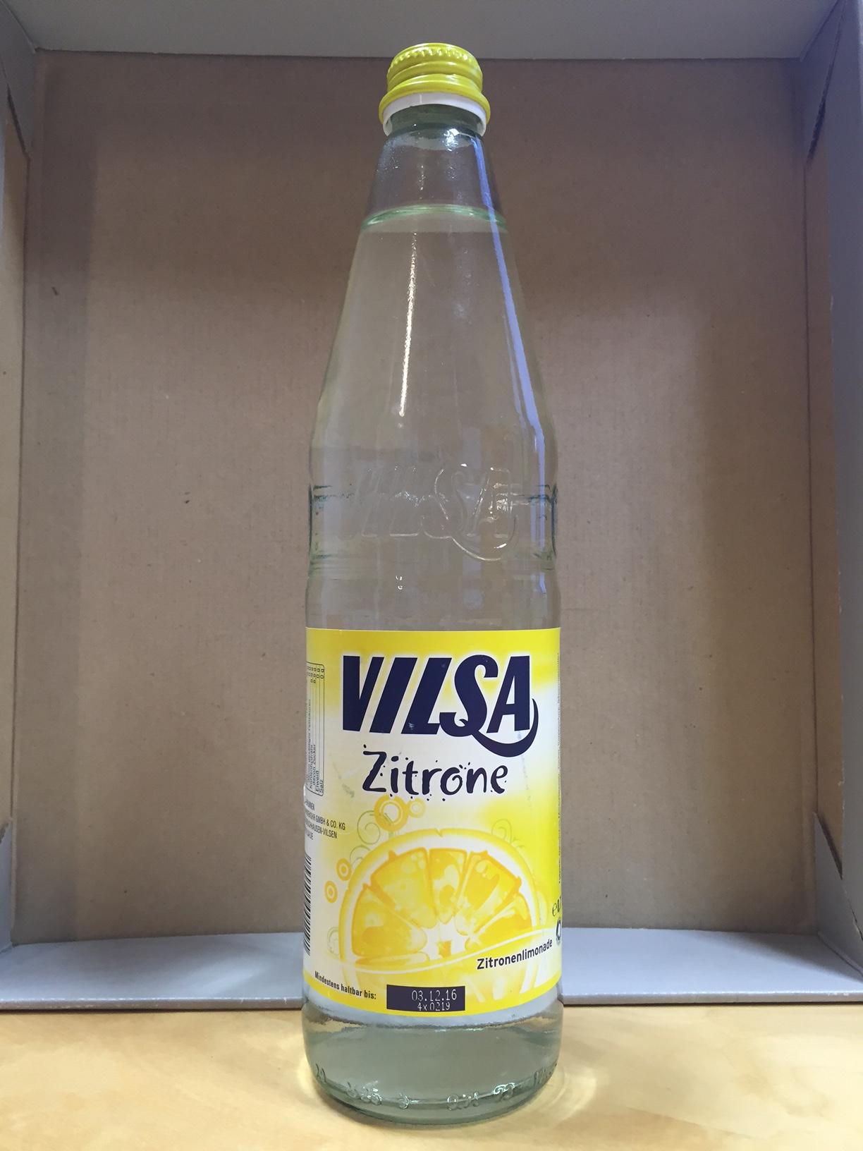 Vilsa – Zitrone (Glasflasche) – Independent Softdrink Blog